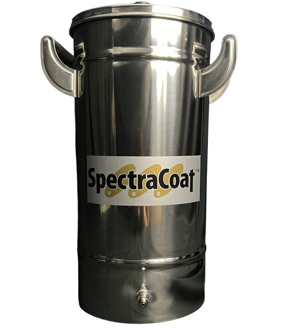 Stainless Steel Fluidizing Hopper | 5lb | Spectracoat – PowderBuyThePound